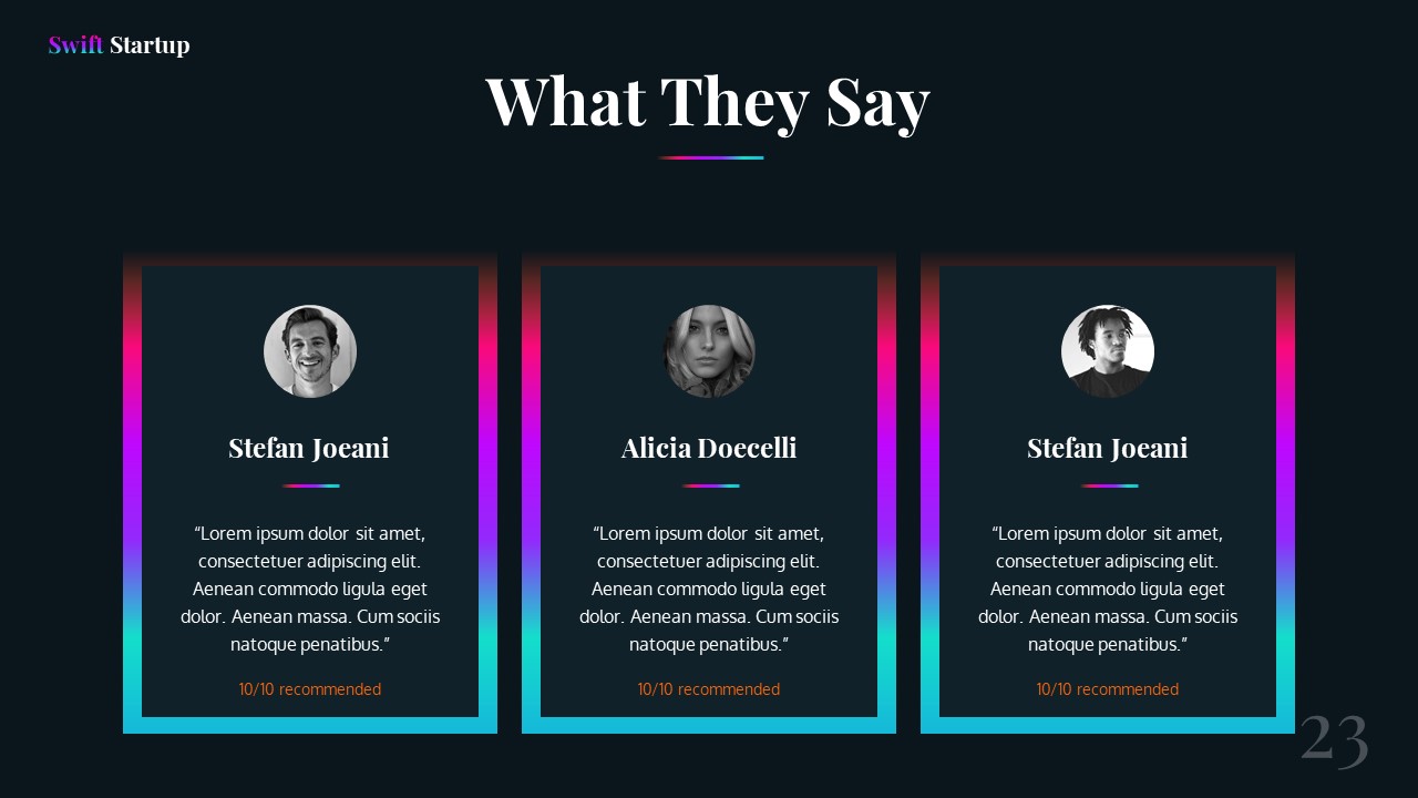 Swift Startup Pitch Deck Powerpoint Template Presentation Templates